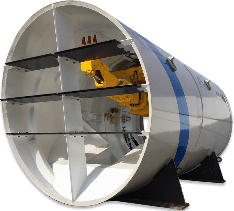 Excavator Boring Shield System - Akkerman